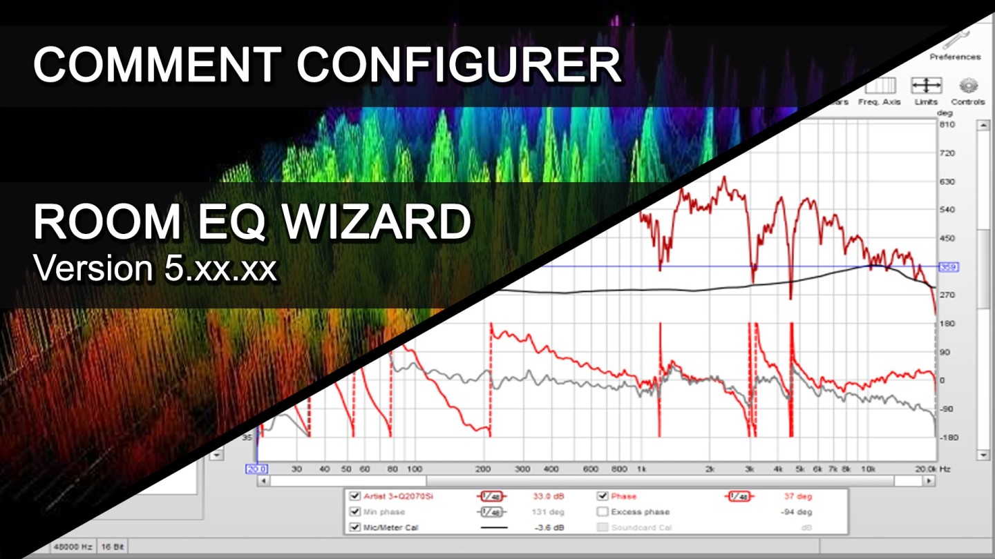 ACOUSTIQUE 03 - Comment configurer Room Eq Wizard